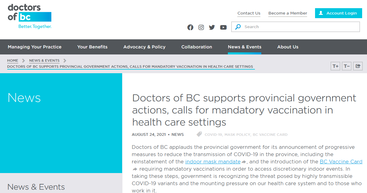 Association of Doctors of B.C. Wants All Drugs Decriminalized ...